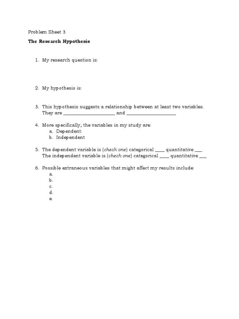 Problem Sheet 3 | PDF