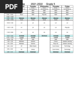 Kids Daily Schedule | PDF