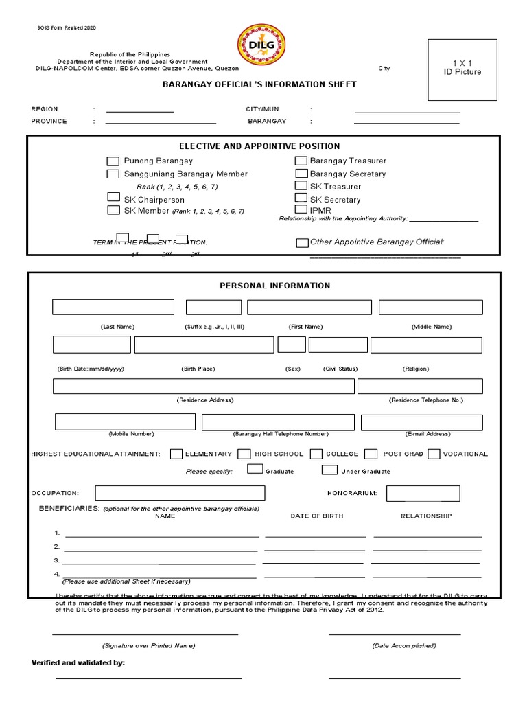 Bois Form | PDF