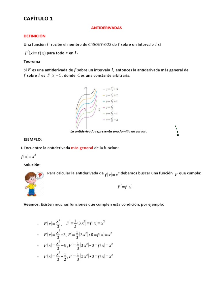 Antiderivadas | PDF | Velocidad | Análisis matemático