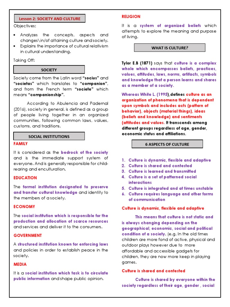 Ucsp12 Week 1 | PDF | Society | Deviance (Sociology)