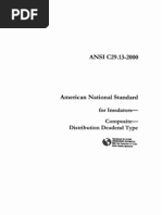 IEC 61109 Composite Insulator PDF | PDF