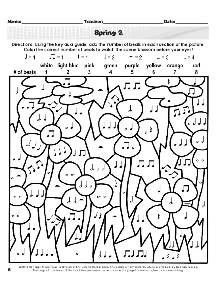 Color by Note Sumas | PDF