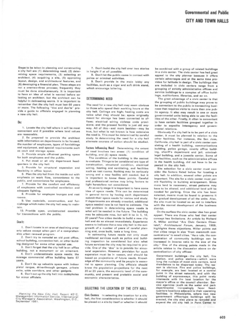 City Hall Time Savers Guide | PDF
