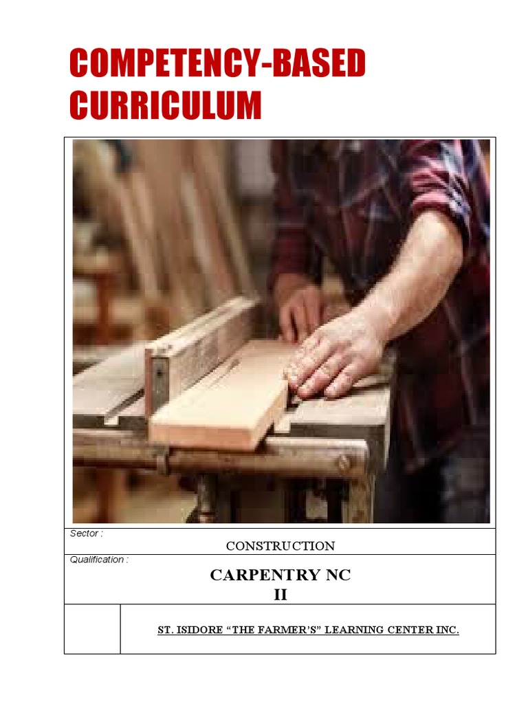 CBC Carpentry Migrated | PDF | Educational Assessment | Simulation CBC Carpentry Migrated | PDF | Educational Assessment | Simulation