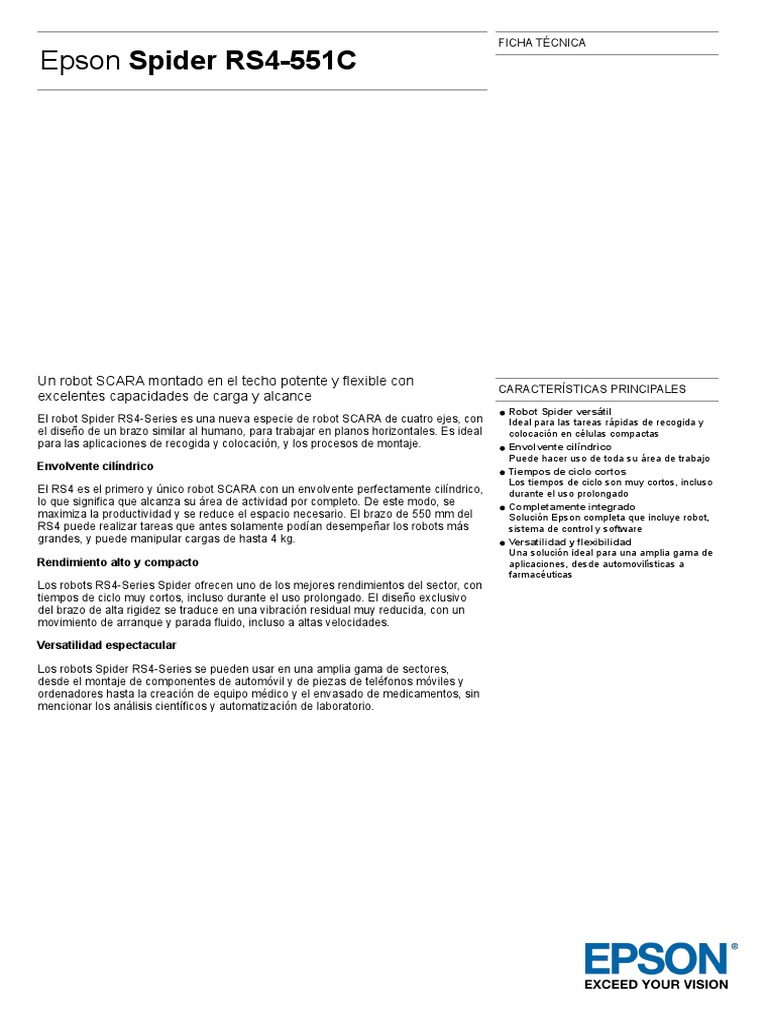 Robot5 - RS4-551C | PDF | Robot | Robótica