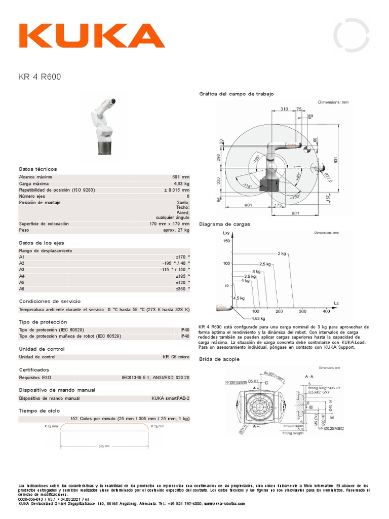 Robot1 - KR 4 R600 | PDF