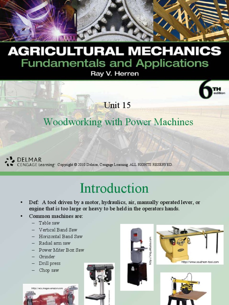 Unit 15 Wood Working With Power Machines2 | PDF | Cutting Tools | Metalworking