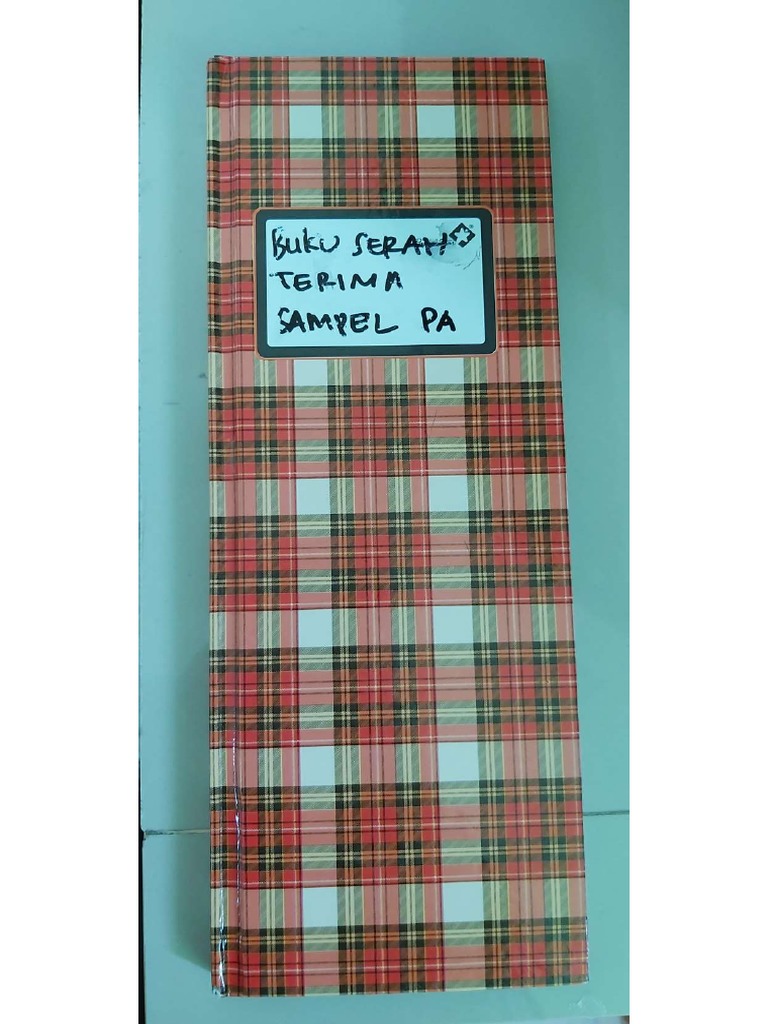 Buku Serah Terima PA | PDF