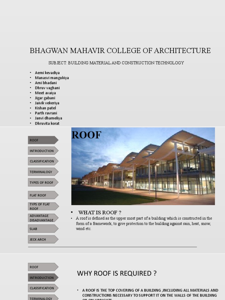 Bmct Pdf Roof Building