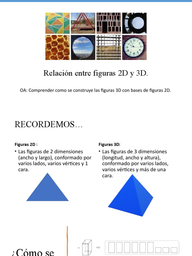 Relacion de Figuras 2D y 3D | PDF