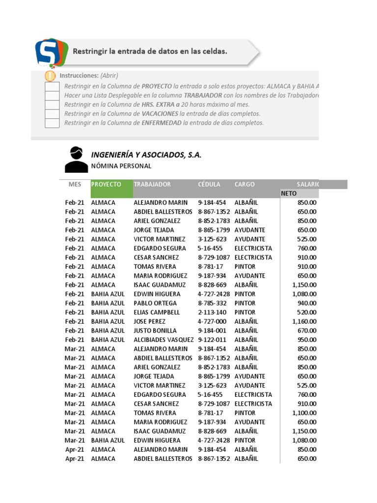 E2-INT - Validación DESAFIOS | PDF