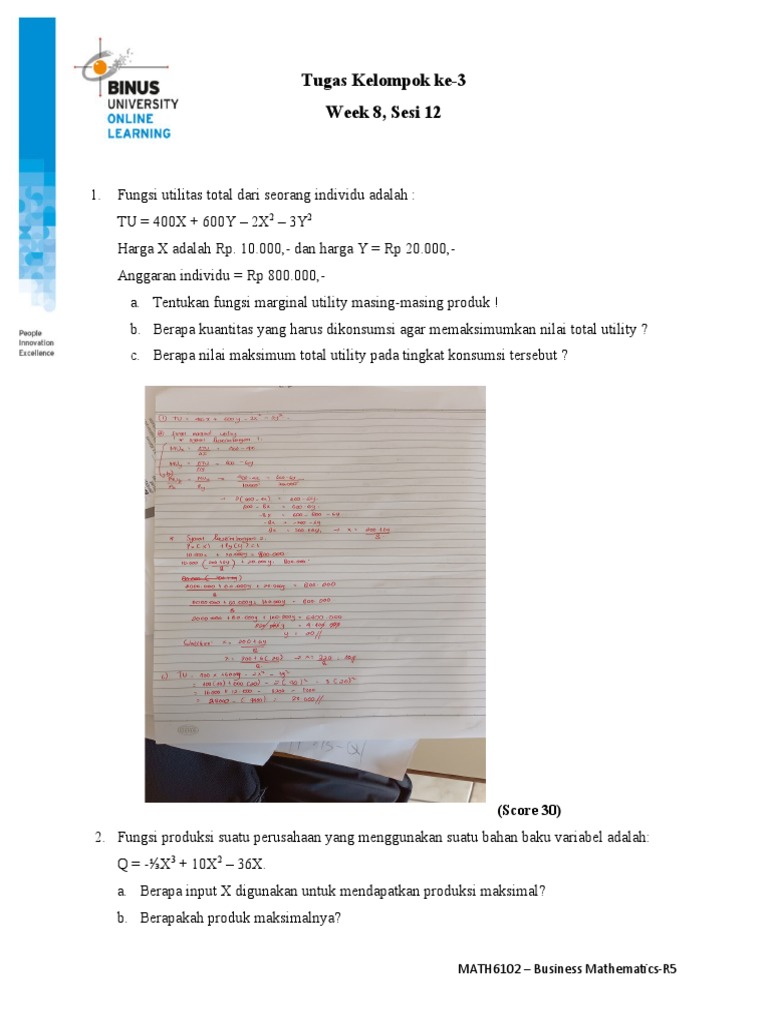 Tugas Kelompok Matematika 3 | PDF