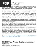 Breaking News Script (Filipino) | PDF