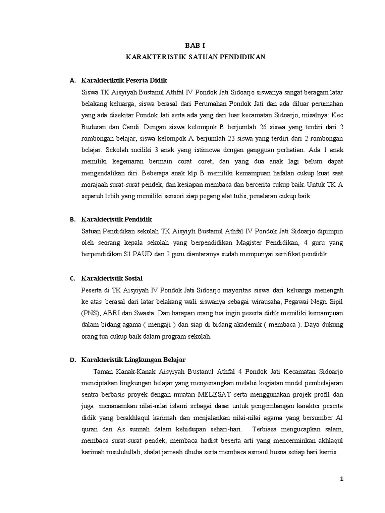 Isi Kurikulum. REV ABA4 | PDF