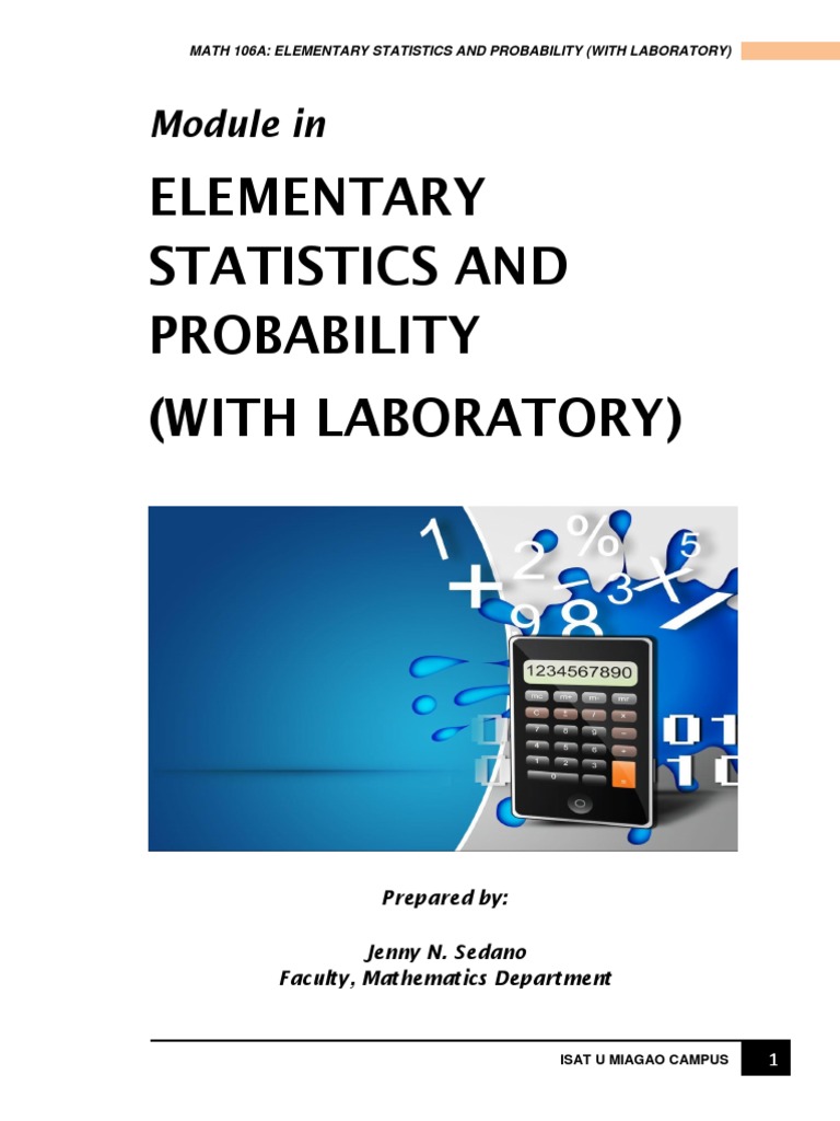 Module in Elementary Statistics and Probability With Laboratory | PDF | Statistics | Level Of ...