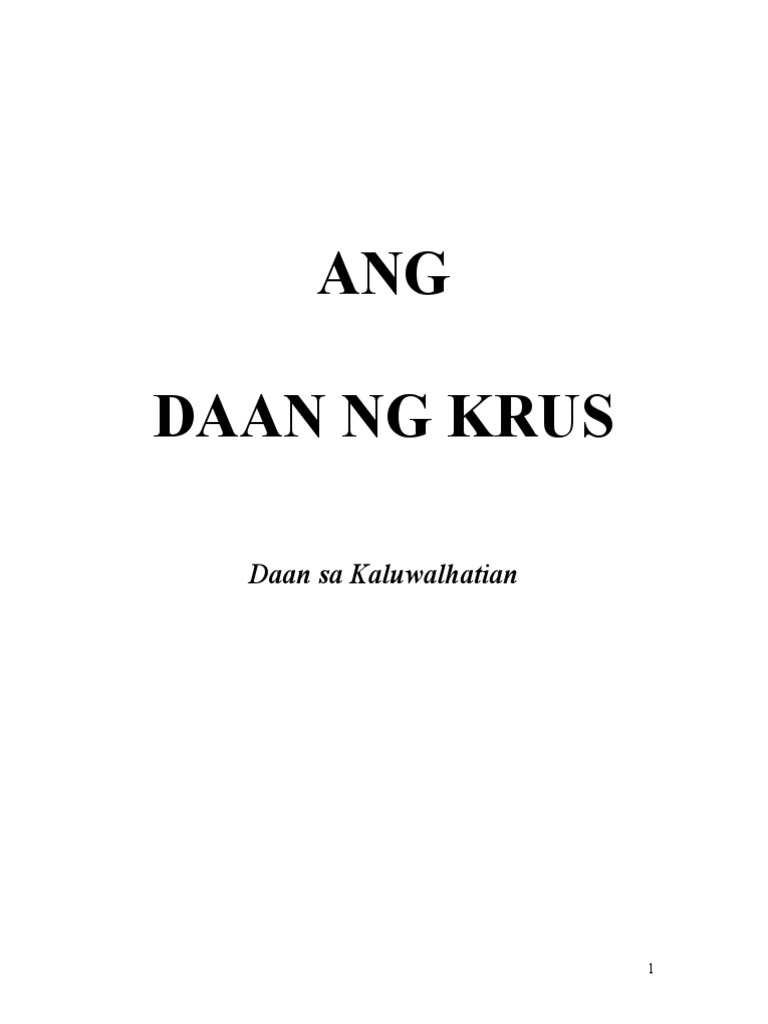 Ang Daan NG Krus | PDF