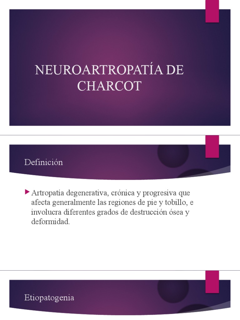Neuroartropatía de Charcot | PDF | Hueso | Pie