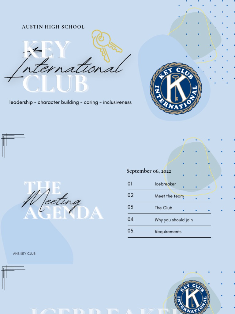 Key Club Interest Meeting | PDF