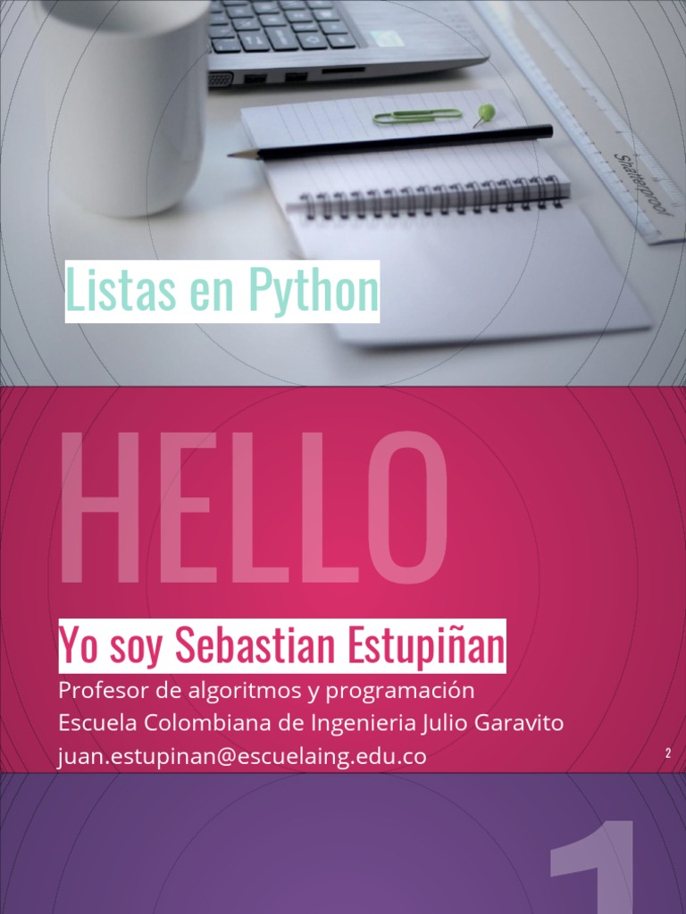 Listas en Python | Descargar gratis PDF | Python (lenguaje de ... Listas en Python | Descargar gratis PDF | Python (lenguaje de ...