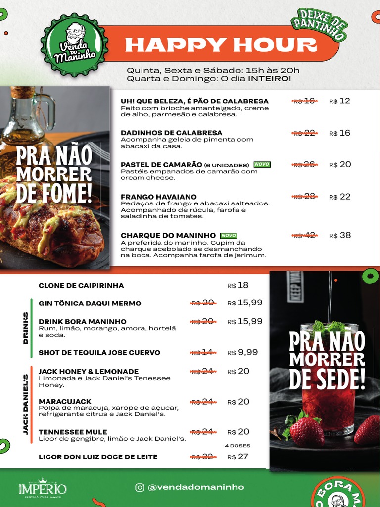 Cardápio 1008 | PDF | Limão | Comidas e bebidas