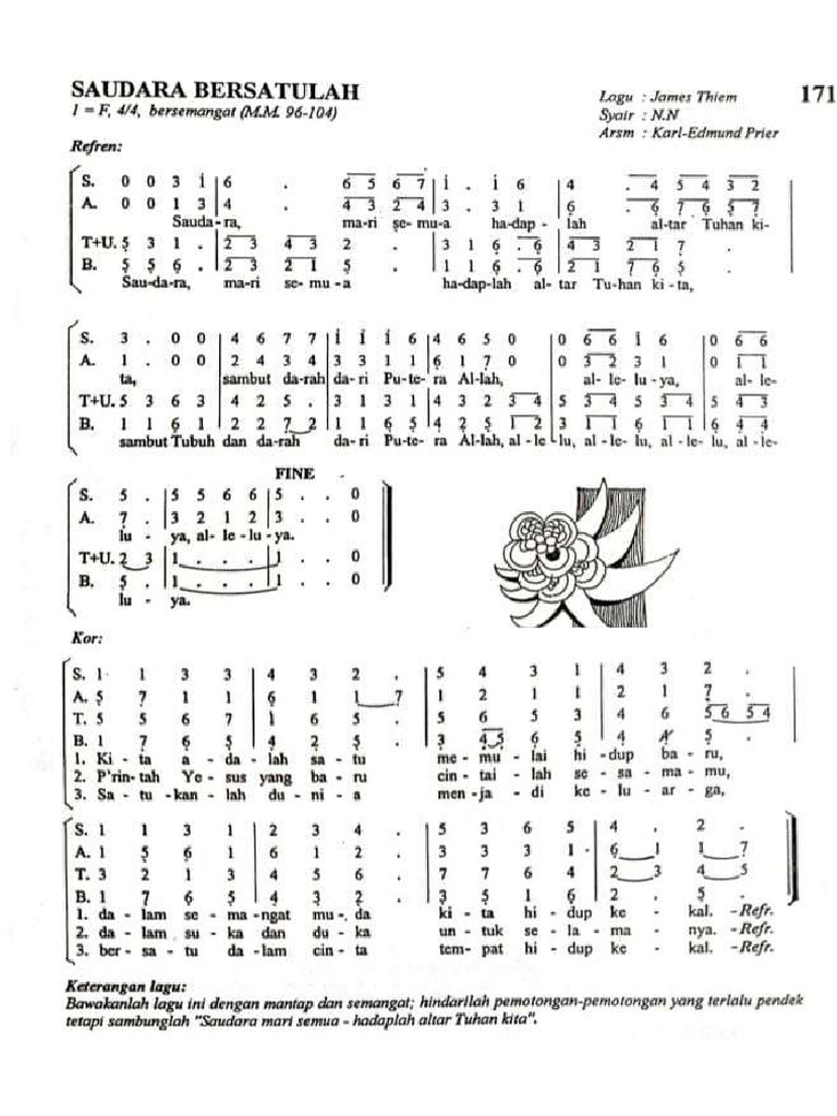 MB 172 Saudara Bersatulah | PDF