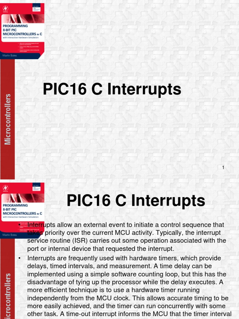 5-Interrupts | PDF | Microcontroller | Computing