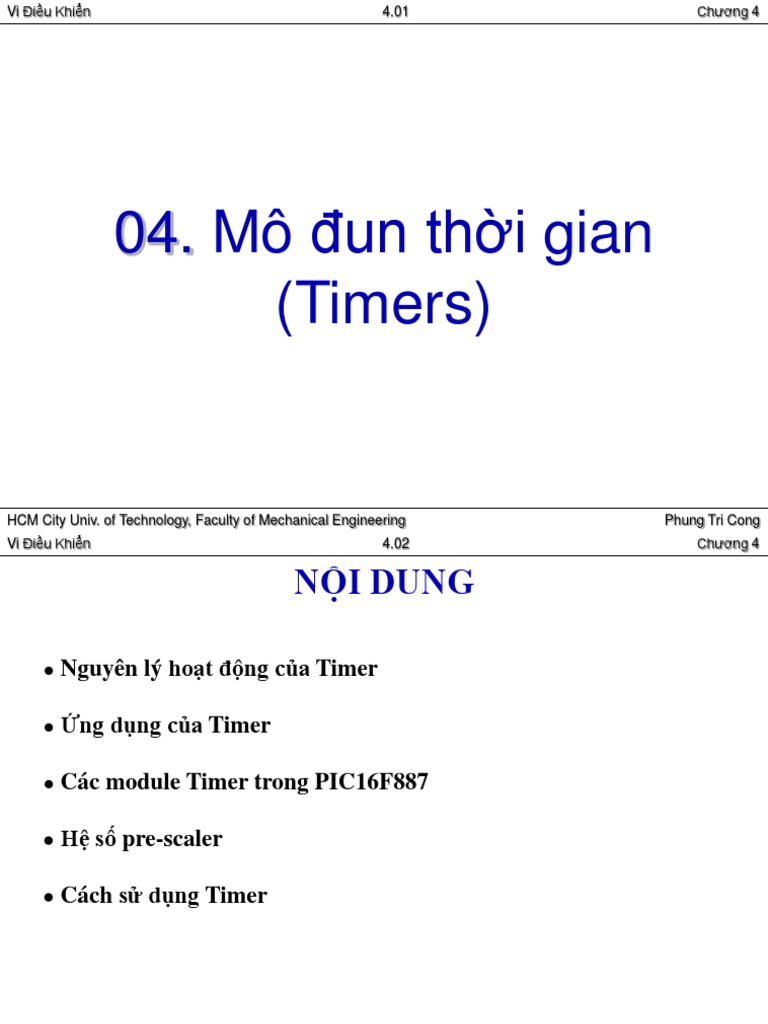 Ch.04 Timers | PDF