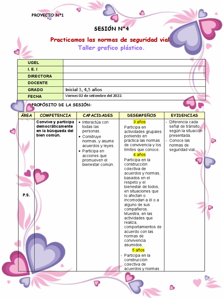 SESIÓN N°4 (1) Set | PDF | Las emociones