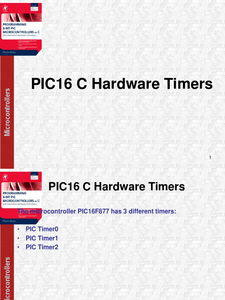 An In-Depth Guide to the Timers on the PIC16F877 Microcontroller | PDF ...