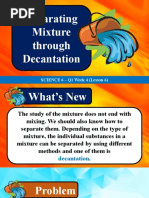 Mixture Separation Techniques Worksheet | PDF