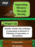 Benefits of Separating Mixture in Community Grade 6 | PDF | Filtration ...