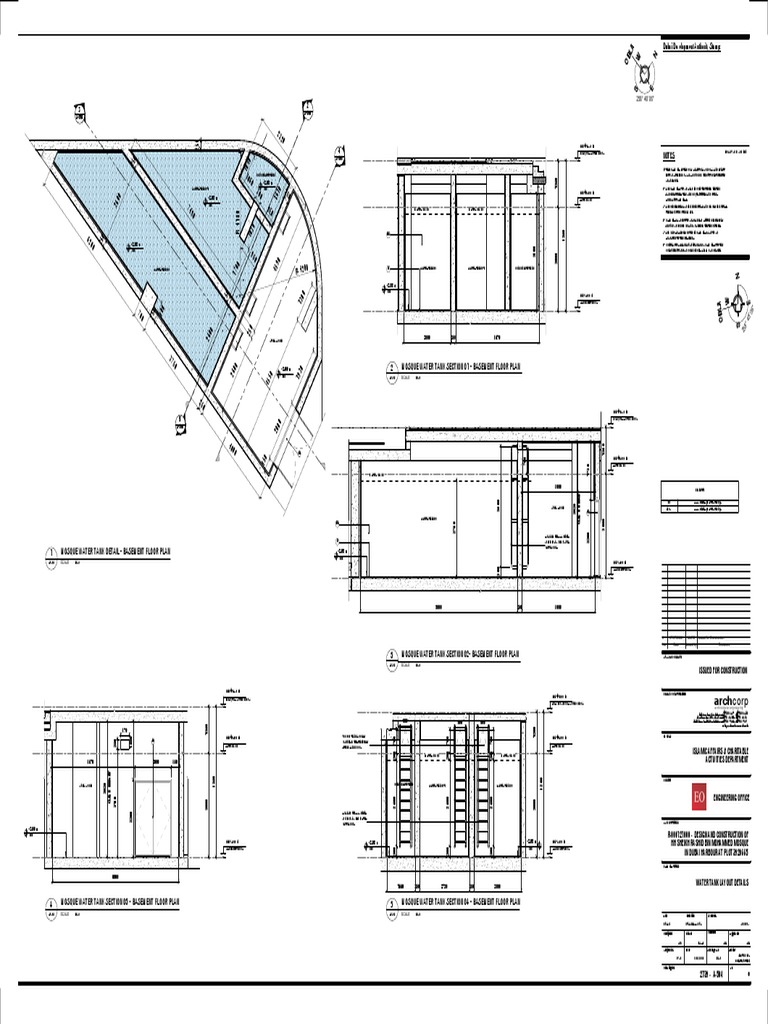 A-504-Water Tank Layout Details | PDF
