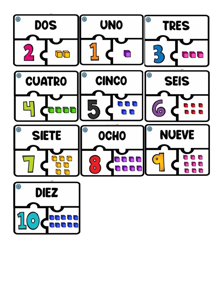 Rompecabezas Números | PDF