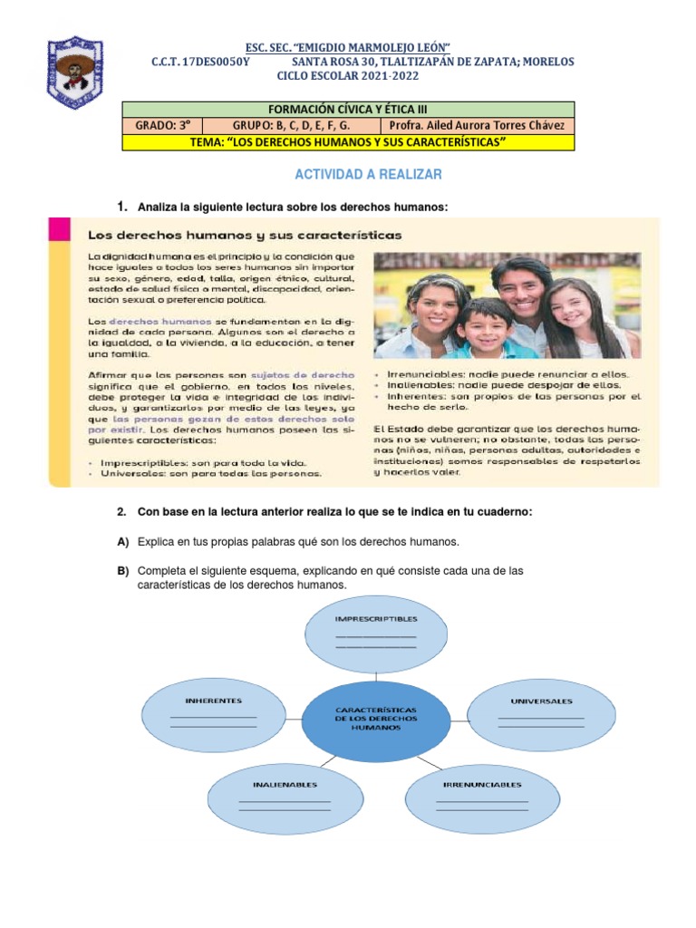 Los Derechos Humanos y Sus Características | PDF