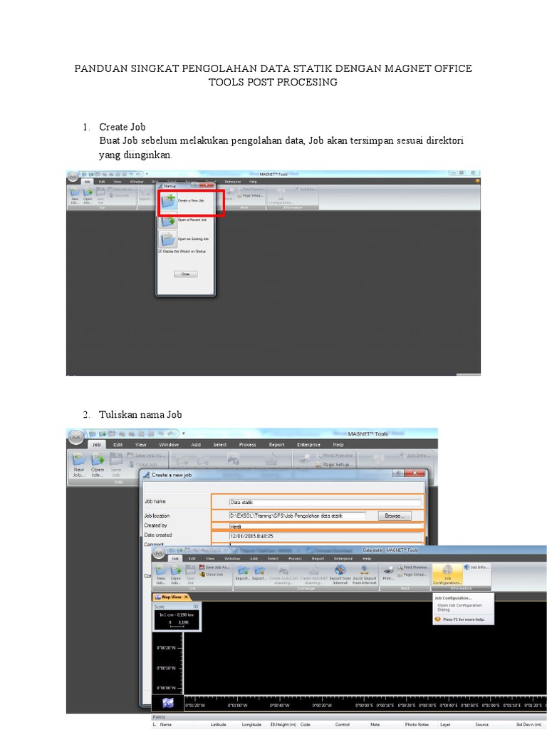 Panduan Singkat Pengolahan Data Statik Dengan Magnet Office Tools Post ...
