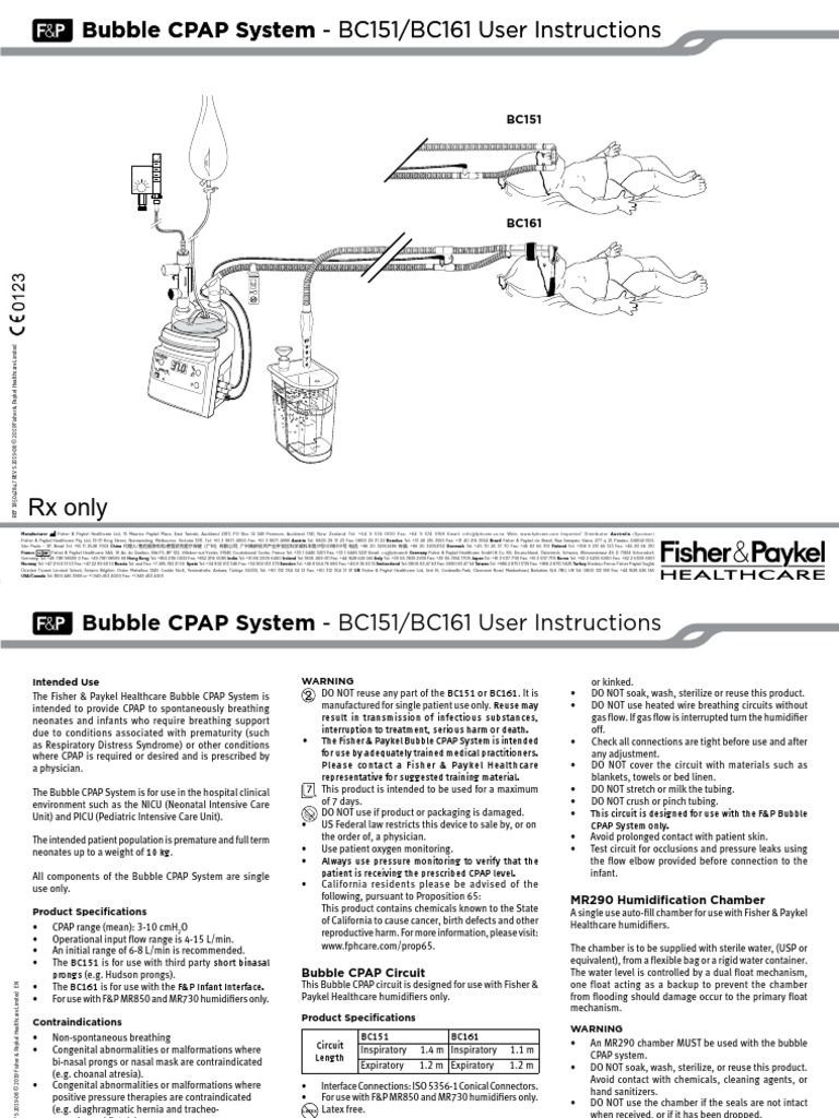 Bubble Cpap System Ui 185042847 | PDF | Neonatal Intensive Care Unit ...