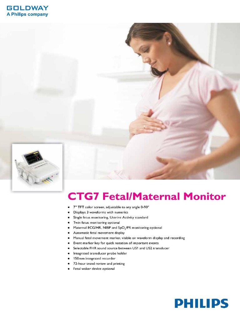 PHILIPS Fetal Monitor CTG7 - Brochure | PDF