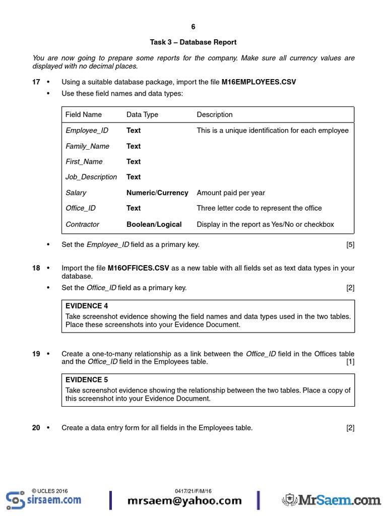 DATABASE | PDF | Data Type | Databases