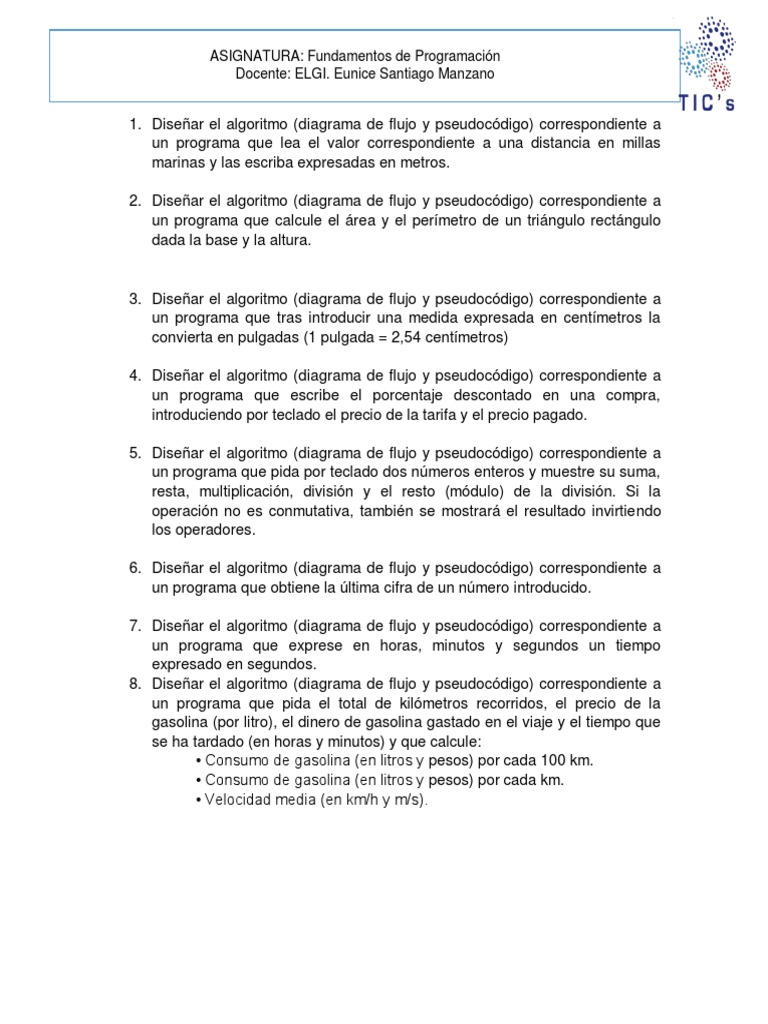 Ejercicios de Programacion en Java - Basicos | PDF | Algoritmos | Programación de computadoras