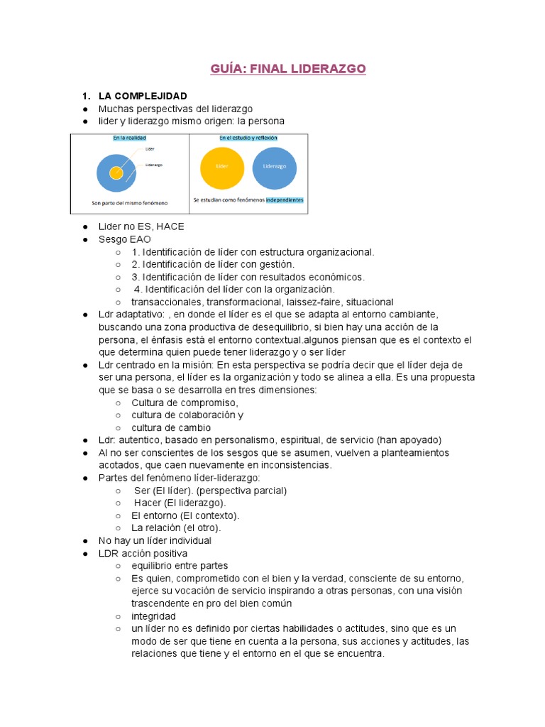 Guía completa liderazgo acción positiva | PDF | Liderazgo | Amor