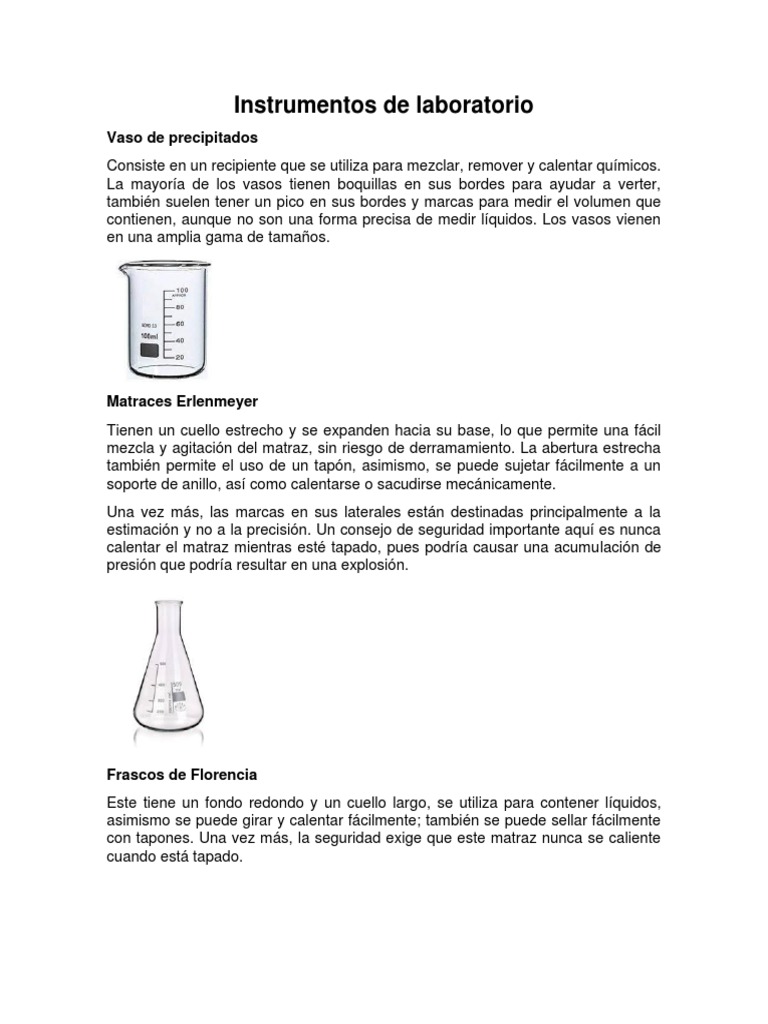 Instrumentos de Laboratorio | PDF