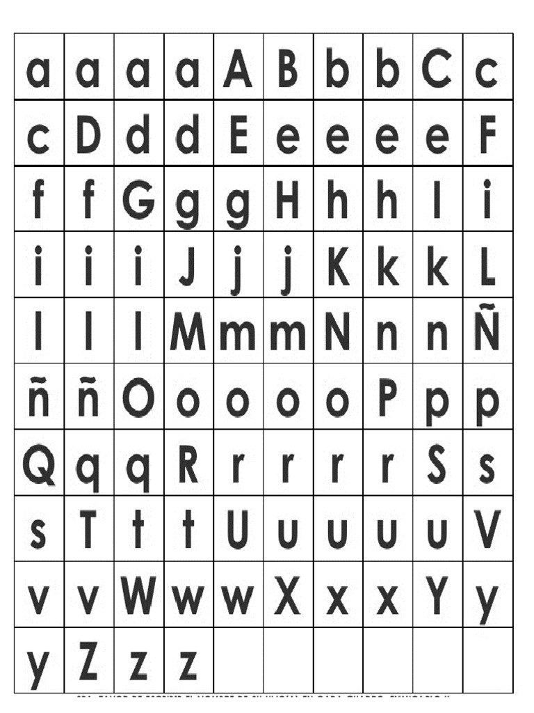 Alfabeto Movil | PDF