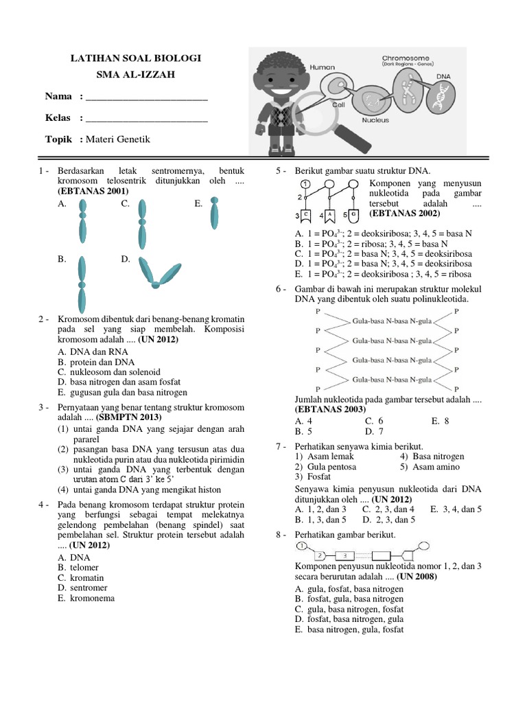 Latihan Soal Materi Genetik | PDF