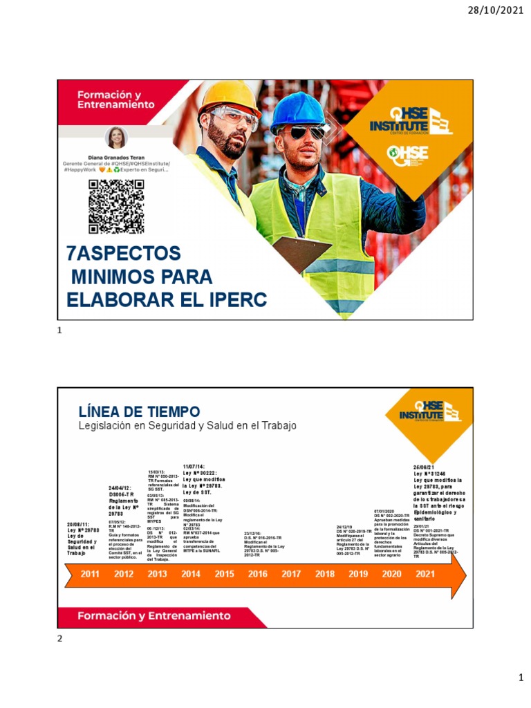 7 Aspectos Elaborar IPERC | PDF | Riesgo | Trastorno mental