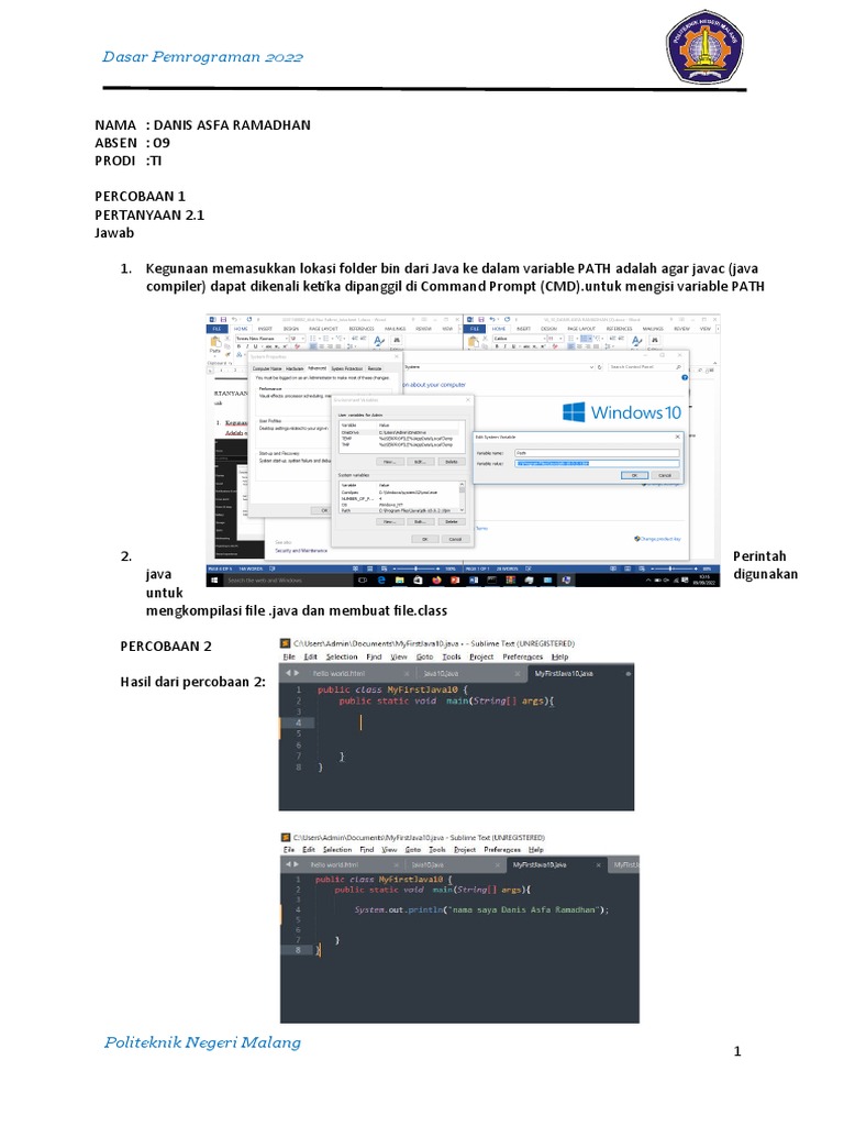 Ramadhan Jobsheet1 | PDF