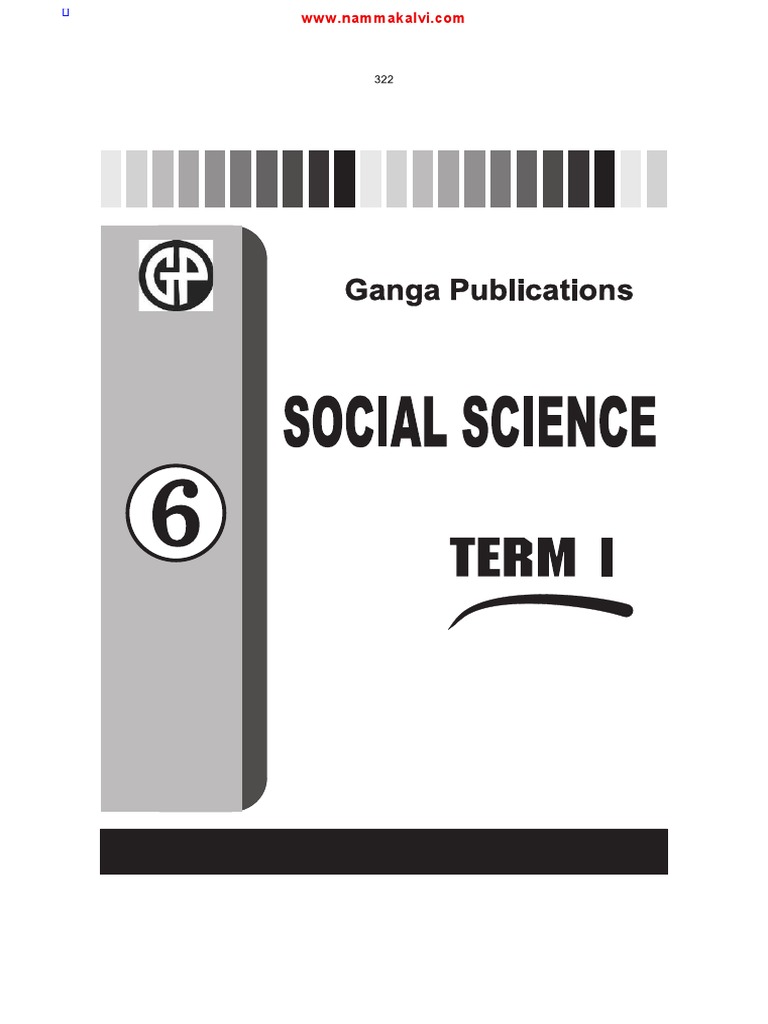 Namma Kalvi 6th Standard Social Science Guide Term 1 EM 220955 | PDF ...