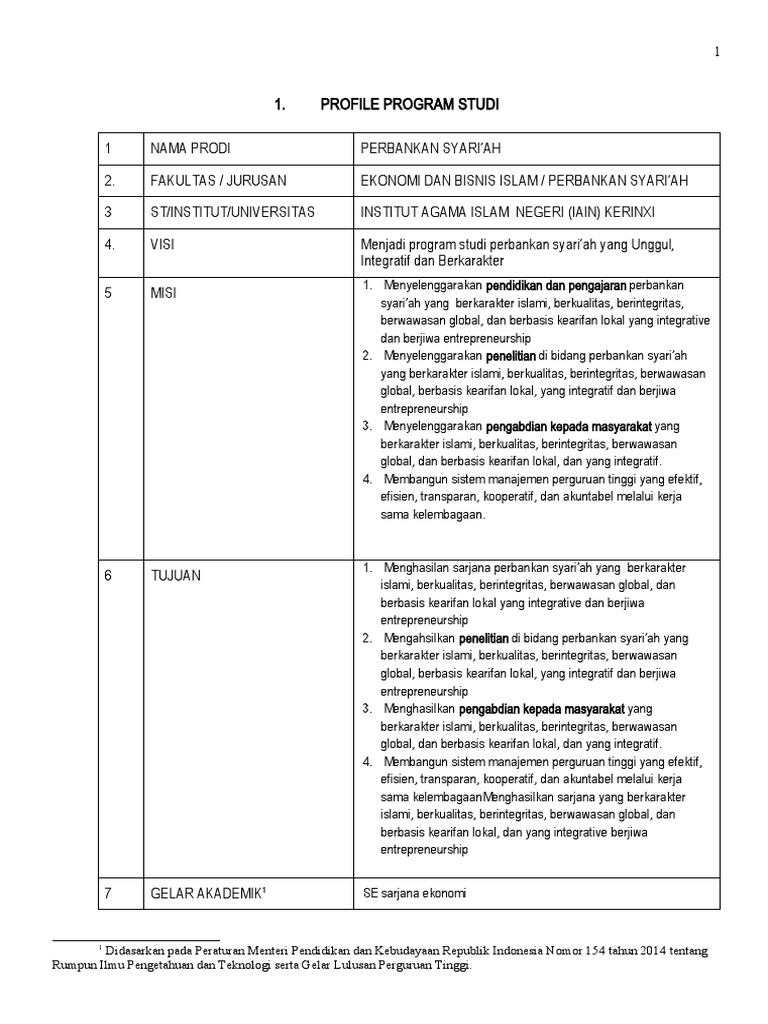 Final Nian Borang KURIKULUM S1 - KKNI DAN SNPT Final | PDF