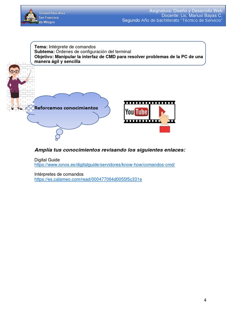 Intérprete de Comandos - Semana 15 | PDF