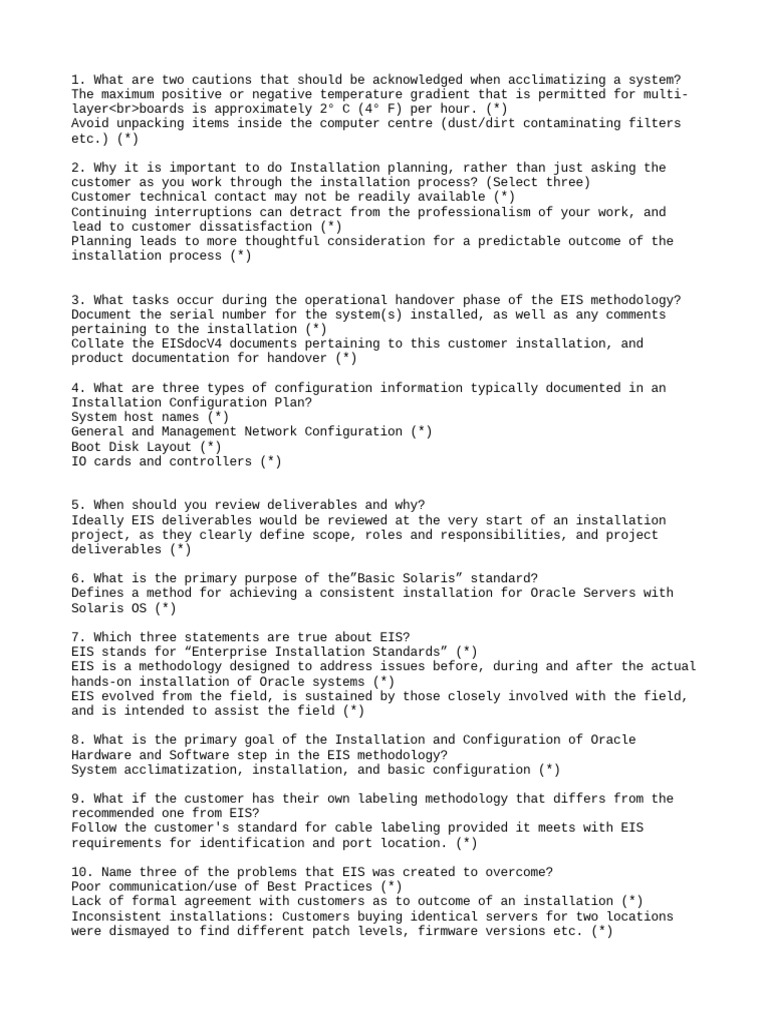 Oracle X86 Server Installation Specialist Online Assessment 2022 Pdf Oracle Corporation